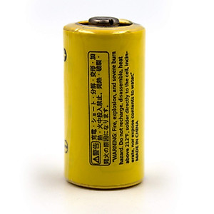 elxjar (2-Pack) 3V BR-2/3ASSP 2/3A Lithium Battery, Replacement for Panasonic BR-2/3A