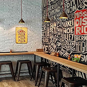 Pizza Pizza Pizza Metal Sign Vintage Poster Creative Home Wall Decor Garden Bar Cafe Club 8" x 12"