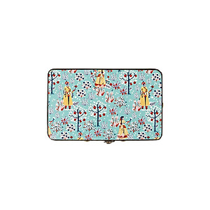 Chumbak Garden Gala Storage Box - Teal (Rectangular, engineeredwood)