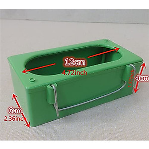 PetPhindU Pigeon Parrot Feeder Bird Feeding Box Bird Food Dish Bowl Water/Food/Seed Holder Birdcage Hanging Feeder