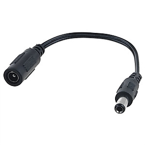 Flashmen 25ft 1 Pack BNC Video Power Cable Security Camera Wire Cord for CCTV DVR Surveillance System One Cable with 2X BNC to RCA connectors 2X BNC to BNC connectors 1x DC plug adapter
