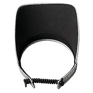 Glove It Classic Solid Coil Visor, Ladies Visor Hat, Sun Visor for Women, Golf Visor with Coil, Visor for Running, Tennis, Beach, Pink