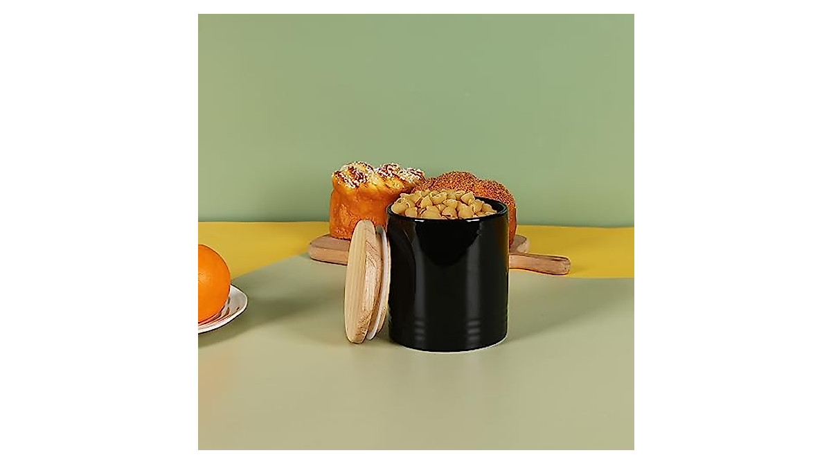 LEETOYI Ceramic Food Storage Jar - Multi-functional 31 Oz