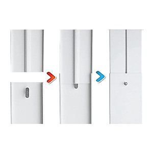 Portable Air Conditioner Window Seal Kit, Adjustable Length Window Slide Kit Plate for Portable AC Hose with 5.1" Diameter