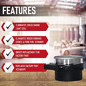 Mass Air Flow Sensor - Compatible with Chevy, Cadillac, GMC & Other GM Vehicles - Silverado, Suburban, Tahoe, Yukon XL, Sierra, Escalade, ESV, 5.3L, 6.0L, 4.8 - Replaces 25168491, AF10043, 25318411