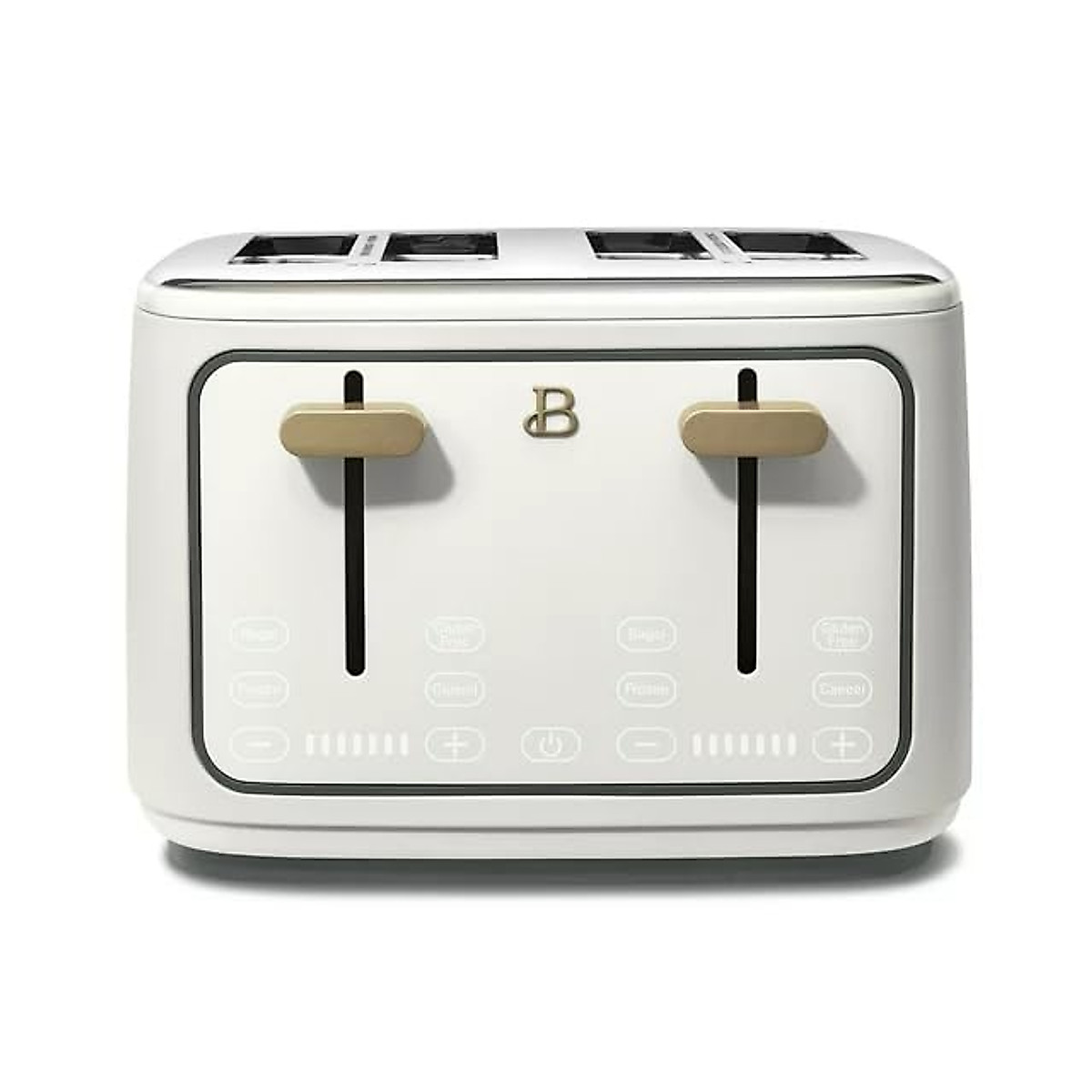 4-Slice Toaster with Touch-Activated Display (White Icing)