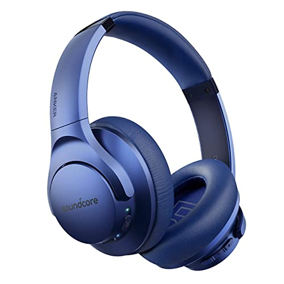Anker Soundcore Life Q20 Hybrid Active Noise Cancelling Headphones, Wireless Over Ear Bluetooth Headphones, 40H Playtime, Hi-Res Audio, Deep Bass, Memory Foam Ear Cups(Renewed)