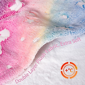 MeMoreCool Wearable Blanket Kids Blanket Hoodie, Hooded Blanket Kids Comfy Blanket Sweatshirt, Toddler Blanket with Hood