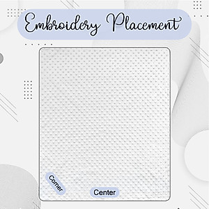 AleMir Fashion Embroidered Blanket Baby – Beautiful Monogrammed Blanket – Large Personalized Baby Blanket for Boys and Girls – Soft Polyester Baby Blanket with Custom Name – 28 x 34-inch