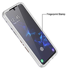 SURITCH Phone Case for Samsung Galaxy S20 5g Case, Front Cover with Built-in Screen Protector Full-Body Protection Shockproof TPU Bumper Protective Case for Man Women Cute, White Marble