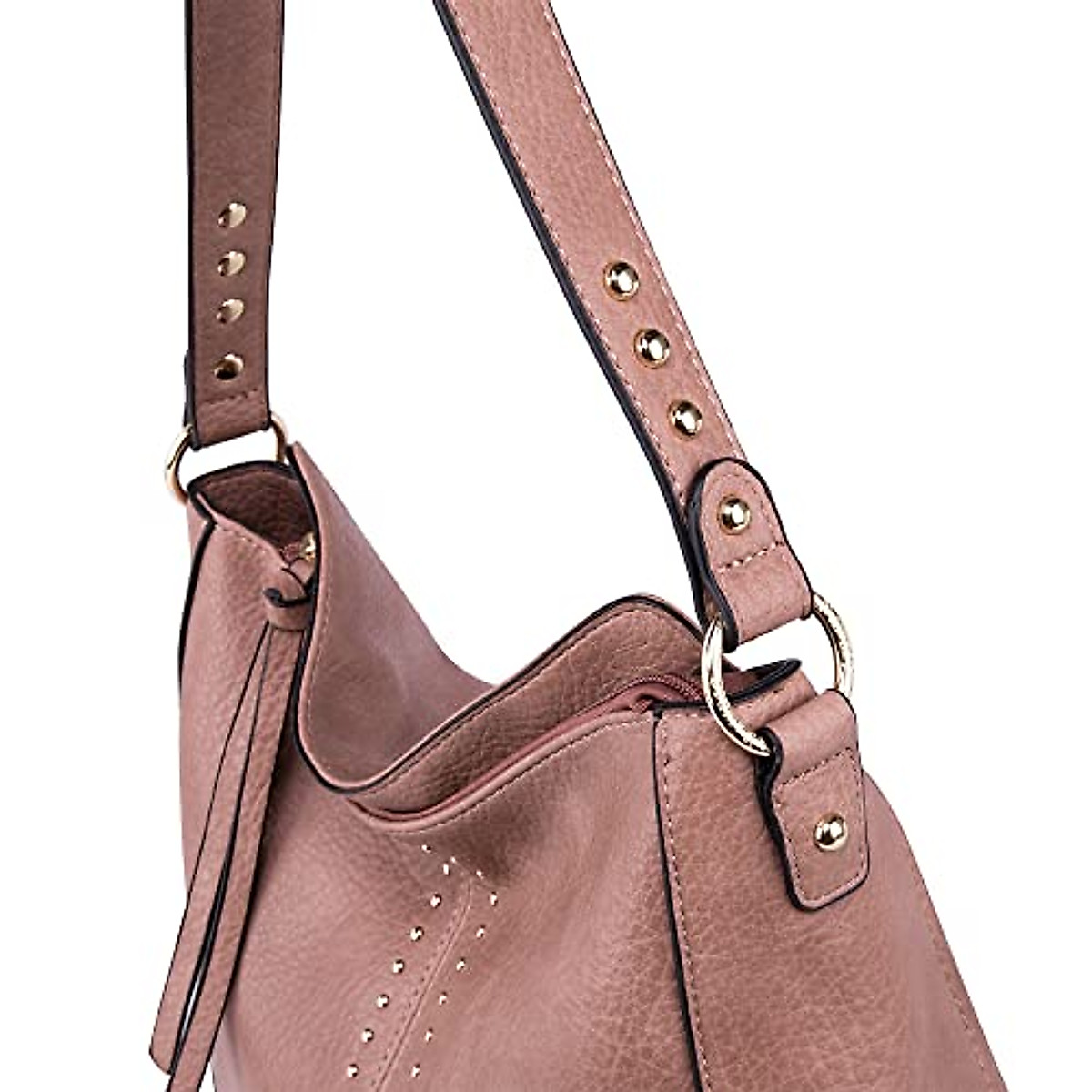 Montana West Hobo Bag for Women Designer Purses and Handbags Ladies Chic Tote Shoulder Bags,MWC-128-D.PK