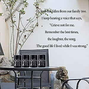 Small Urns for Ashes - Set of 4，2.7 inch High Aluminium Mini Urns, Cremation Urns for Human/Pet Ashes, Ashes Holder, Small Keepsake urns-My Mind Still Talks to You