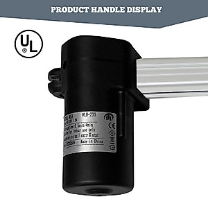 Kroshine Power Recliner Motor Replacement with Cord Model ML8-233 Linear Actuator for Sofa Lift Chair Couch Massage Seat Bed, Aluminum