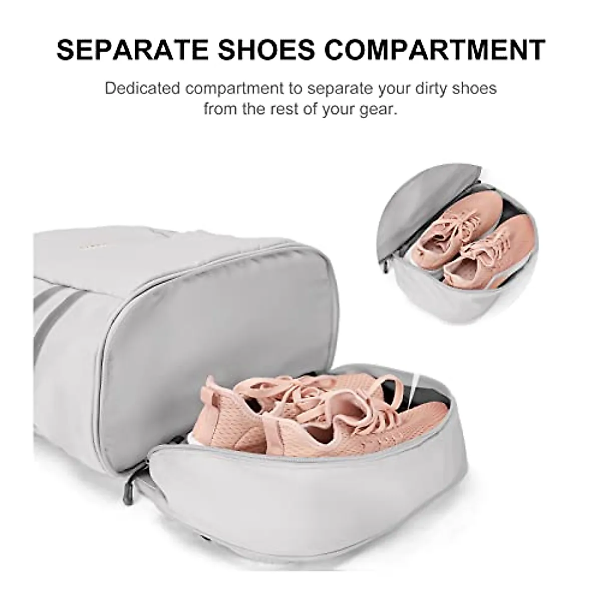 Gym Backpack for Women with Shoes Compartment & Wet Pocket, Large Women Travel Backpack Water Resistant, Sports Swimming Backpack Gym Bag