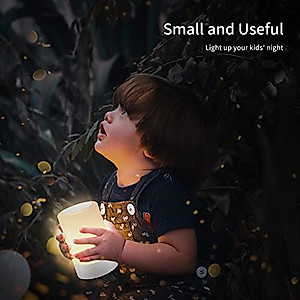 G Keni Nursery Night Light for Babies, LED Bedside Touch Sensor Lamp for Kids Breastfeeding and Sleep Aid, USB Rechargeable Nursing Lamp Dimmable Warm Night Light, Soft Eye Caring