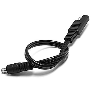 DGZZI SAE Plug to DC Female 5.5x2.1mm Adapter Extension Cable SAE to DC Power Automotive Connector for Solar Panel Charge 20AWG 8 Inch