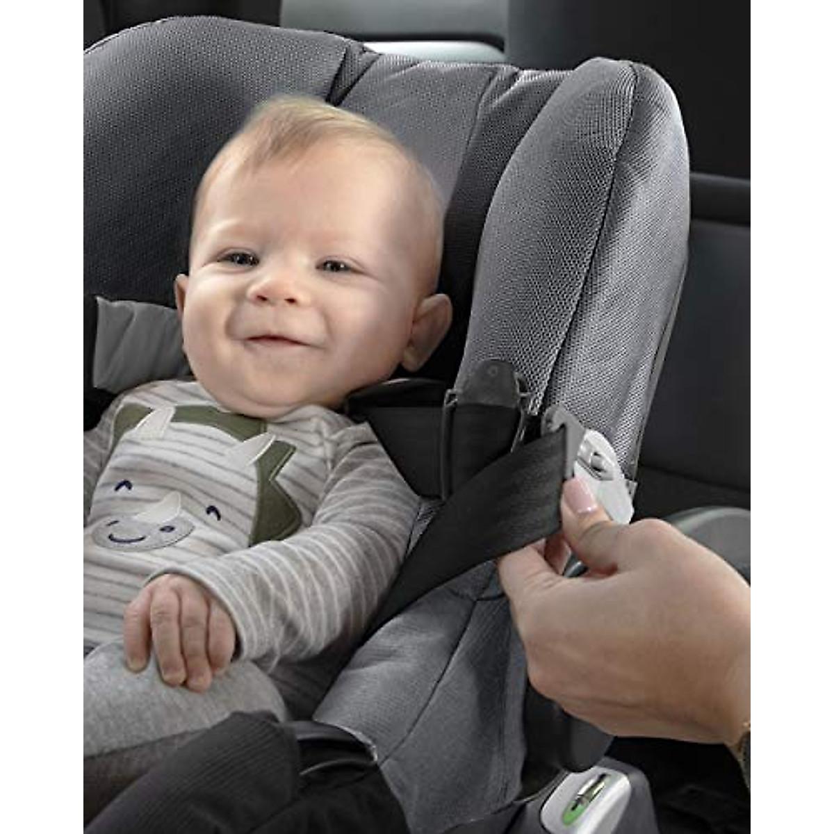 Skip Hop Car Seat Harness Magentic Clips, Charcoal