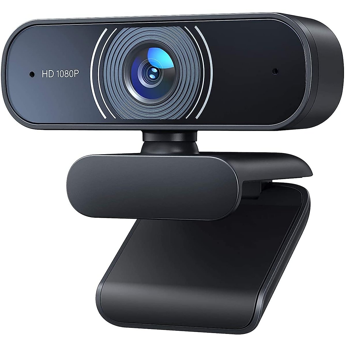 1080P Webcam, Desktop Camera with Dual Microphones, for PC/Mac Book/Laptop. Suitable for Windows, MacOS, NetWare, Linux