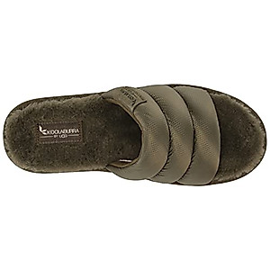 Koolaburra by UGG Men's ROMMIE Nylon Slipper, Dark Olive, 11