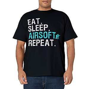 Cool Airsoft Art For Men Women Team Sport Airsoft Gun Match T-Shirt