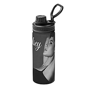 HIKTIEK Halseys Stainless Steel Insulated Tumbler Sports Water Bottle Hot and Cold Travel Cup 18oz
