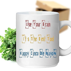 Humorous Brain Quote Gift for Men, Ideal for Graduation Day - Birthday Present on Grey Multicolor Unisex Sweat & 11 Oz White Ceramic Coffee Mug