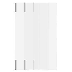 Origami Magnetic Shelf Liners (29" L x 10.5" W) for R3 Series 3 Tier Storage Units with Magnetic Tabs, Easy Clean Plastic Surface, Pack of 3 - Clear