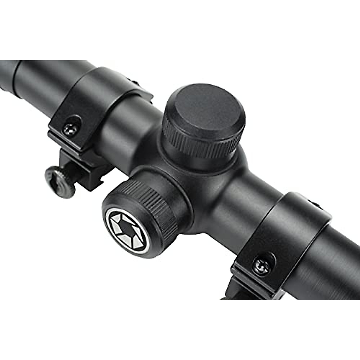 BARSKA 4x32 Plinker-22 Riflescope w/ 3/8-Inch Dovetail Rings , Black