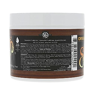 Suavecito Pomade Original For Men 4 oz, 1 Pack - Medium Shine Water Based Wax Like Flake Free Hair Gel - Easy To Wash Out - All Day Hold For All Hairstyles