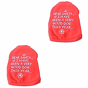 Amosfun Outfits Maltese Home for Hoodie Medium Dogs Pug Vest Outfit Clothes Poodle Outfits, Pugsize Kitten Winter Apparel Doggie Fleece Supplies Xs Hooded Warm Clothing Puppy Pet Coat-xs