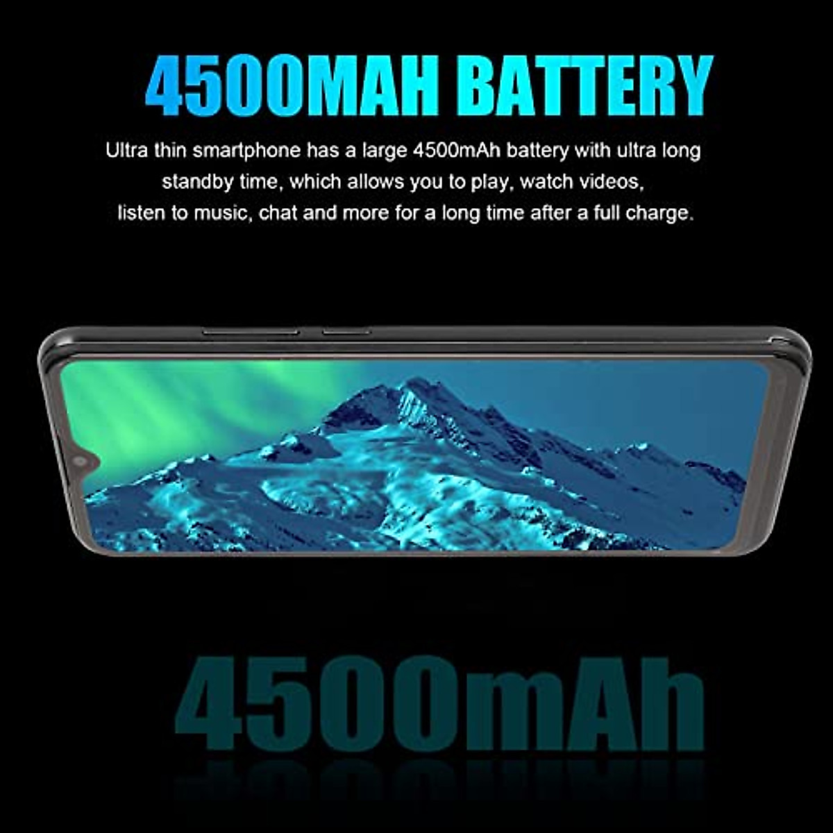Smartphone, High Resolution Dual SIM 100-240V Cell Phone Type C Charging Port 5MP 13MP 6GB 64GB 6.5 Inch Screen for Play (US Plug)