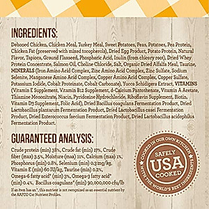 Merrick Purrfect Bistro Grain Free Cat Food, Real Chicken and Sweet Potato Dry Cat Food Recipe - 12 lb. Bag