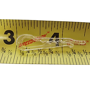 NiftyPlaza U Shape Clear Durable Plastic Alligator Clips Shirts Folding Ties Socks Pants Hold Garments in Place (500 Alligator Clips)