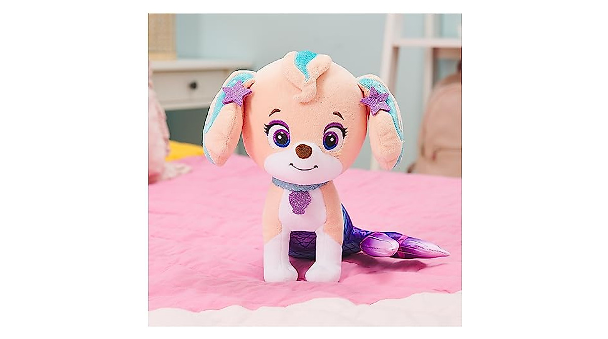 GUND PAW Patrol Coral Mer-Pup Plush - 9” Soft Toy