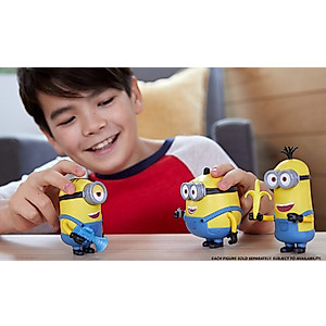 Minions: The Rise of Gru Sing ‘N Babble Otto Interactive Action Figure, Talking Character Toy with 25 Plus Talking & Laughing Sounds 4-in Tall, Gift for Kids Ages 4 Years & Older