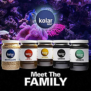 Kolar Labs Crystal Cal Activated Carbon – Large Jar, Activated Charcoal for Aquariums and Fish Tanks