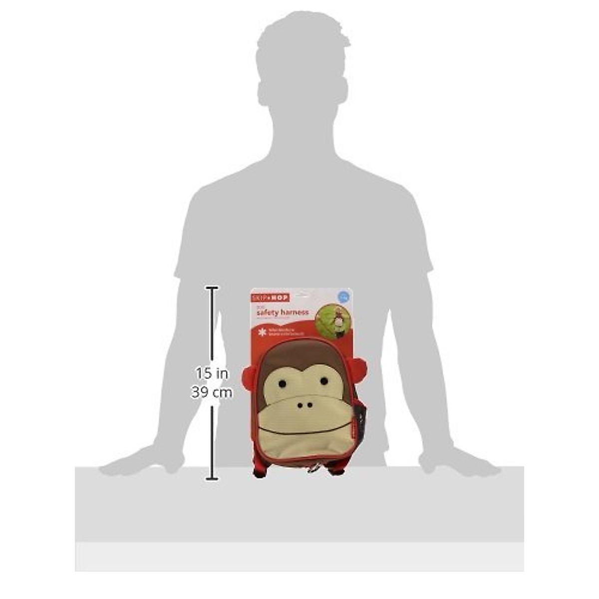 Skip Hop Toddler Backpack Leash, Zoo, Monkey (Discontinued by Manufacturer)