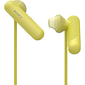 Sony WI-SP500 Wireless in-Ear Sports Headphones, Yellow (WISP500/Y) (Renewed)