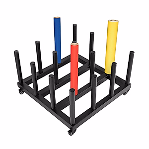 Happybuy Vinyl Cart Mobile Rack 16 Roll Capacity Vinyl Roll Rack 2" Core Vinyl Rolling Cart 1200 lbs Heavy Duty Digital Media for Mobile Storage (16 Rolls)