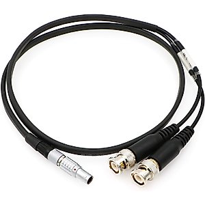 Uonecn Sound Devices XL-LB2 Timecode Input Output Cable 5 Pin Male to BNC