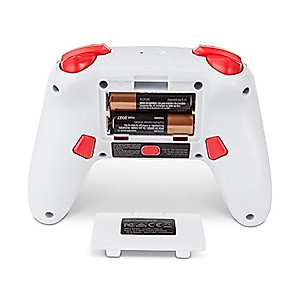 PowerA Enhanced Wireless Controller for Nintendo Switch: Pokemon Poke Ball Red - Nintendo Switch, Nintendo Switch Lite, Gamepad, game controller, Bluetooth controller, AA Battery