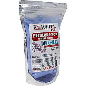 Professional Lightener for Hair Highlights, Bleaching, Highlighting, Balayage Kerachita Powder Bleach Blue Deco-Max, Decoloracion Azul en Polvo 1.10 Lb (500gr) Made in USA