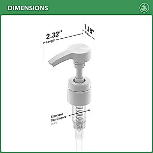 Universal Shampoo/Conditioner Pump for Bottle, 1 L/33.8 oz., Piece 2 White