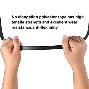 Mudder 144959 Replacement Lawn Mower Belt Drive Deck Belt Compatible with Craftsman Poulan Husqvarna CT2050C GTH220 LT150 LTH145 PP1846 TP1946A Replacement for 532144959, 1/2 Inch x 95-1/2 Inch