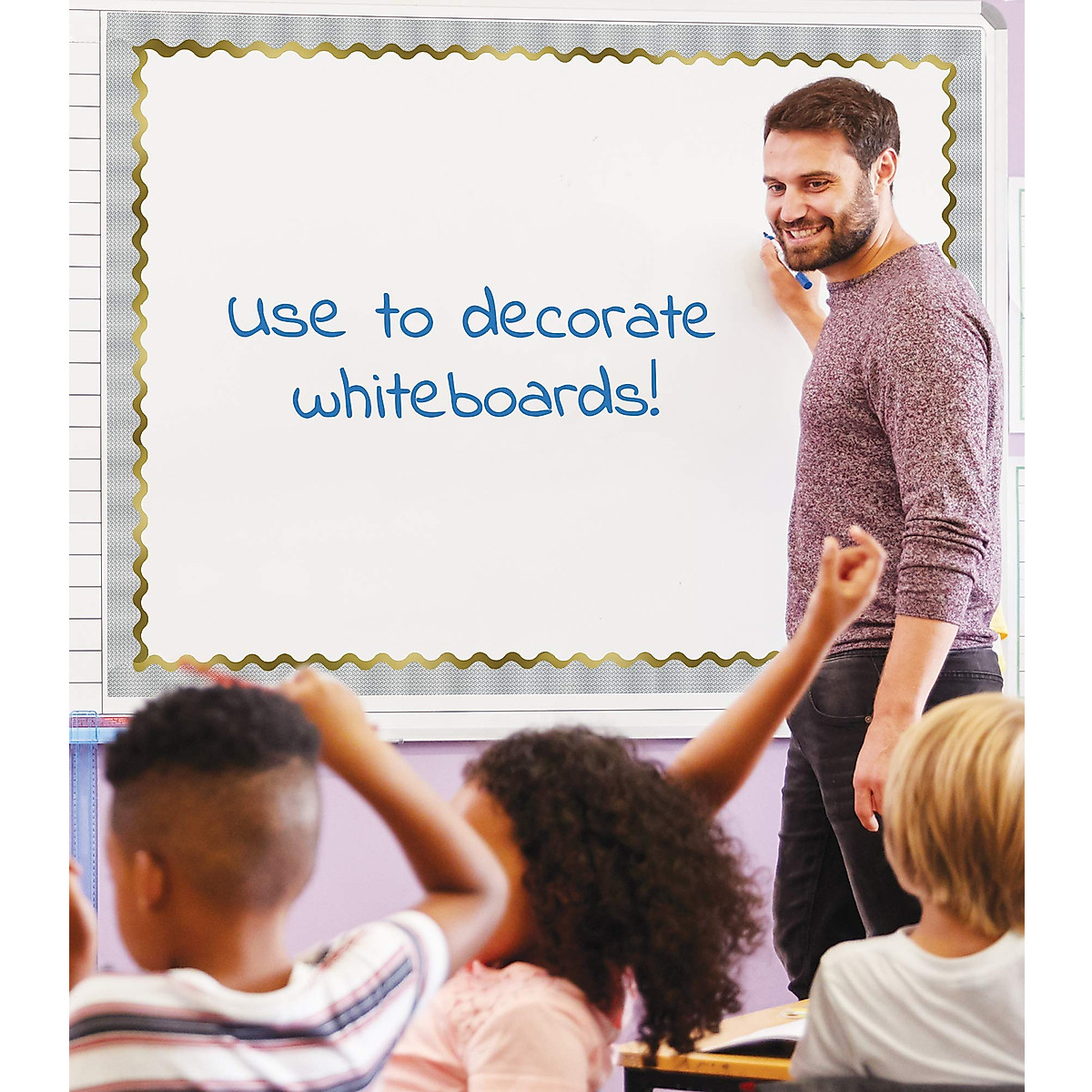 Carson Dellosa Silver Sparkle Borders (108098)