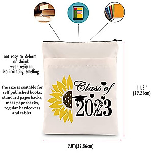 Graduation Book Sleeve 2023 High School Gift Class of 2023 Book Protector Graduation Gift for Her Him Graduate Book Cover