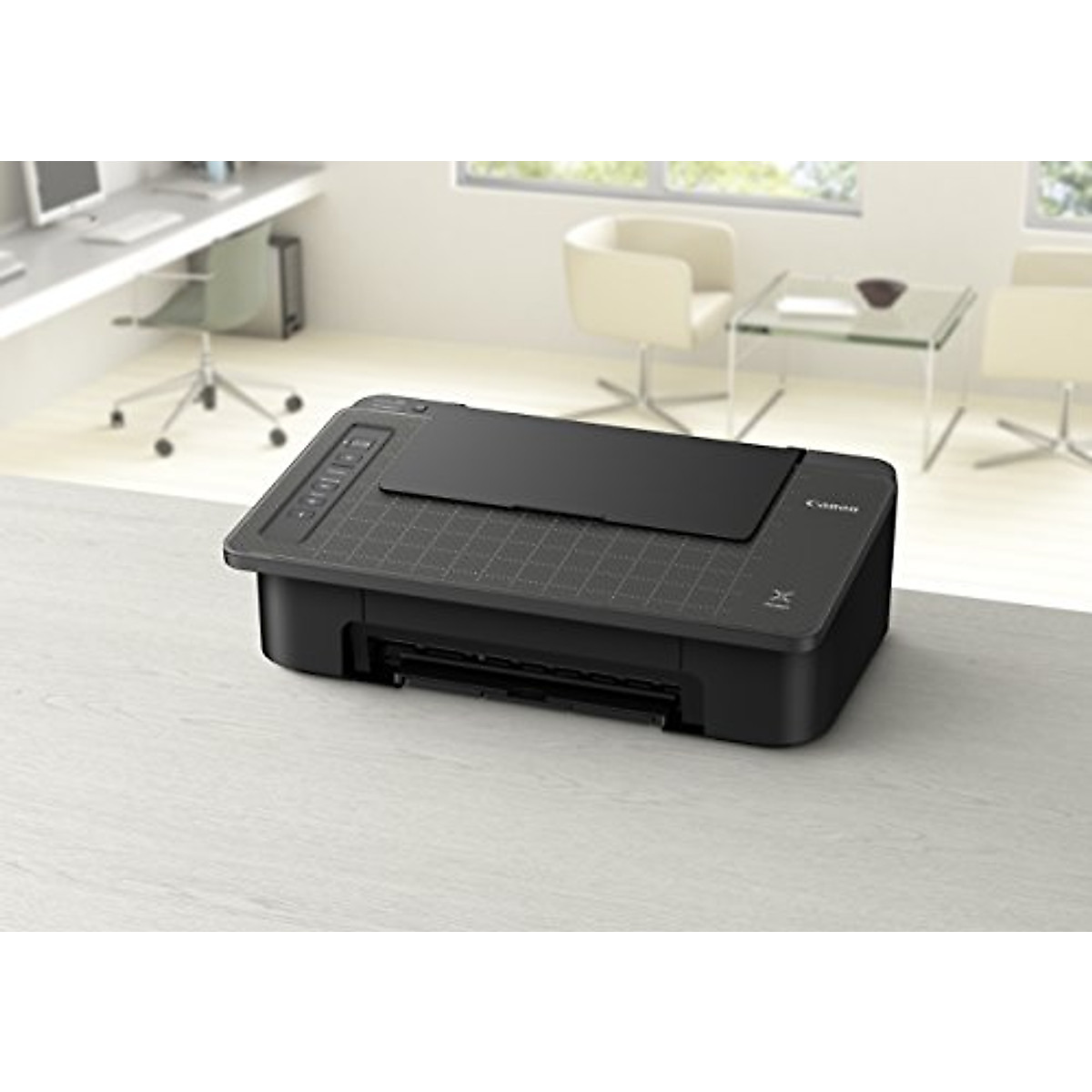 Canon TS302 Wireless Inkjet Printer, Black, Works with Alexa