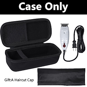 Aenllosi Hard Case Replacement for Andis 04710/04603/04775 Go Professional Outliner II Square Blade Trimmer (only case) Black