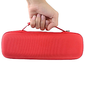 Khanka Hard Travel Case Replacement for Apple Dr. Dre Beats Pill+ Pill Plus Bluetooth Portable Wireless Speaker (red)