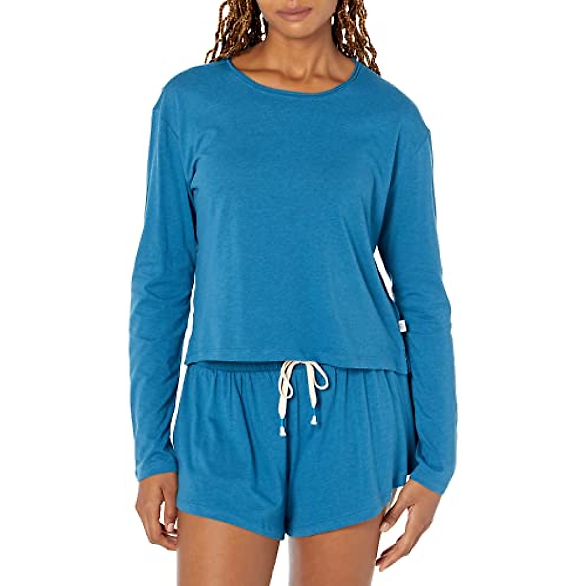 UGG Women's Kaitlyn Long Sleeve TEE, Blue Sapphire, Small